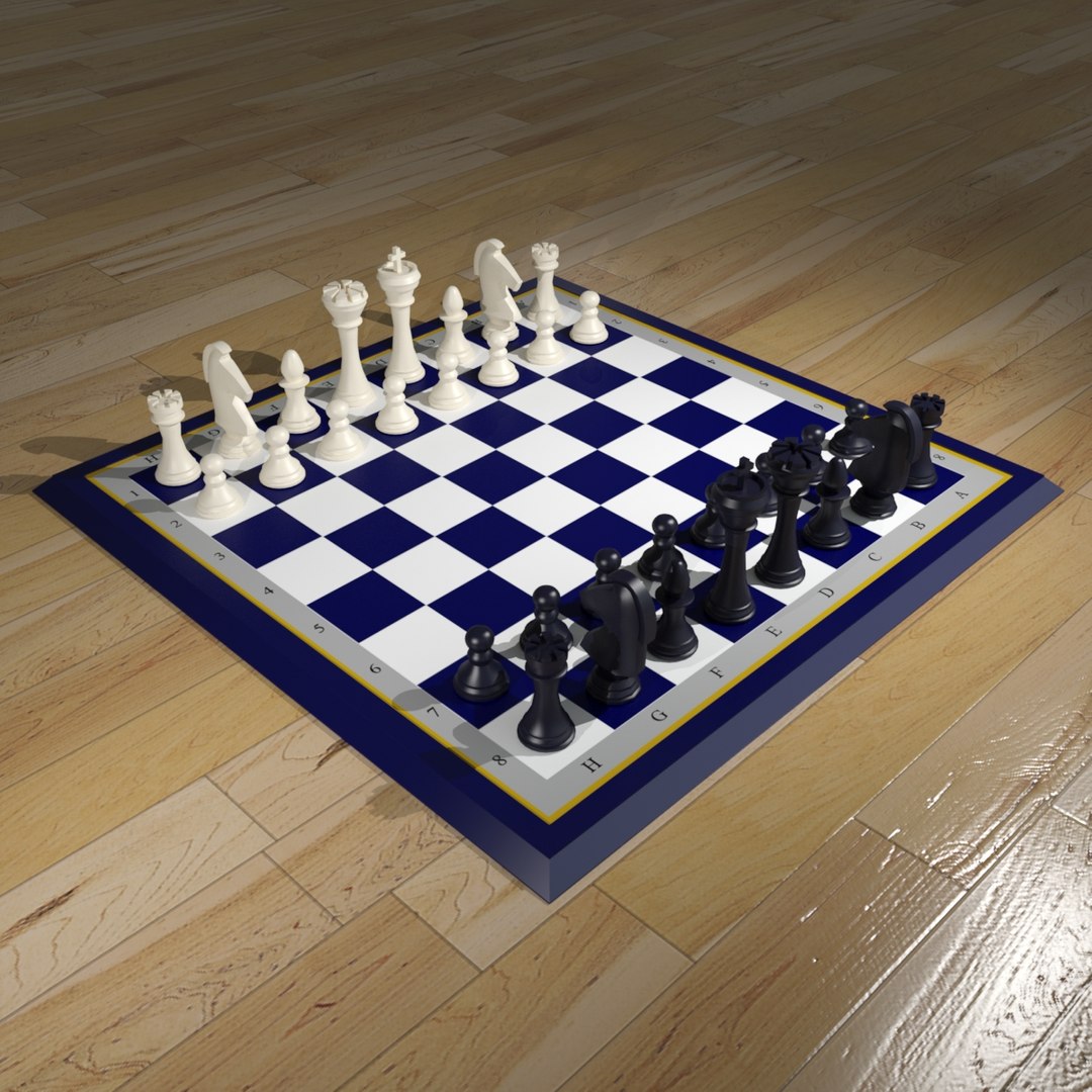3d Model Chess Board