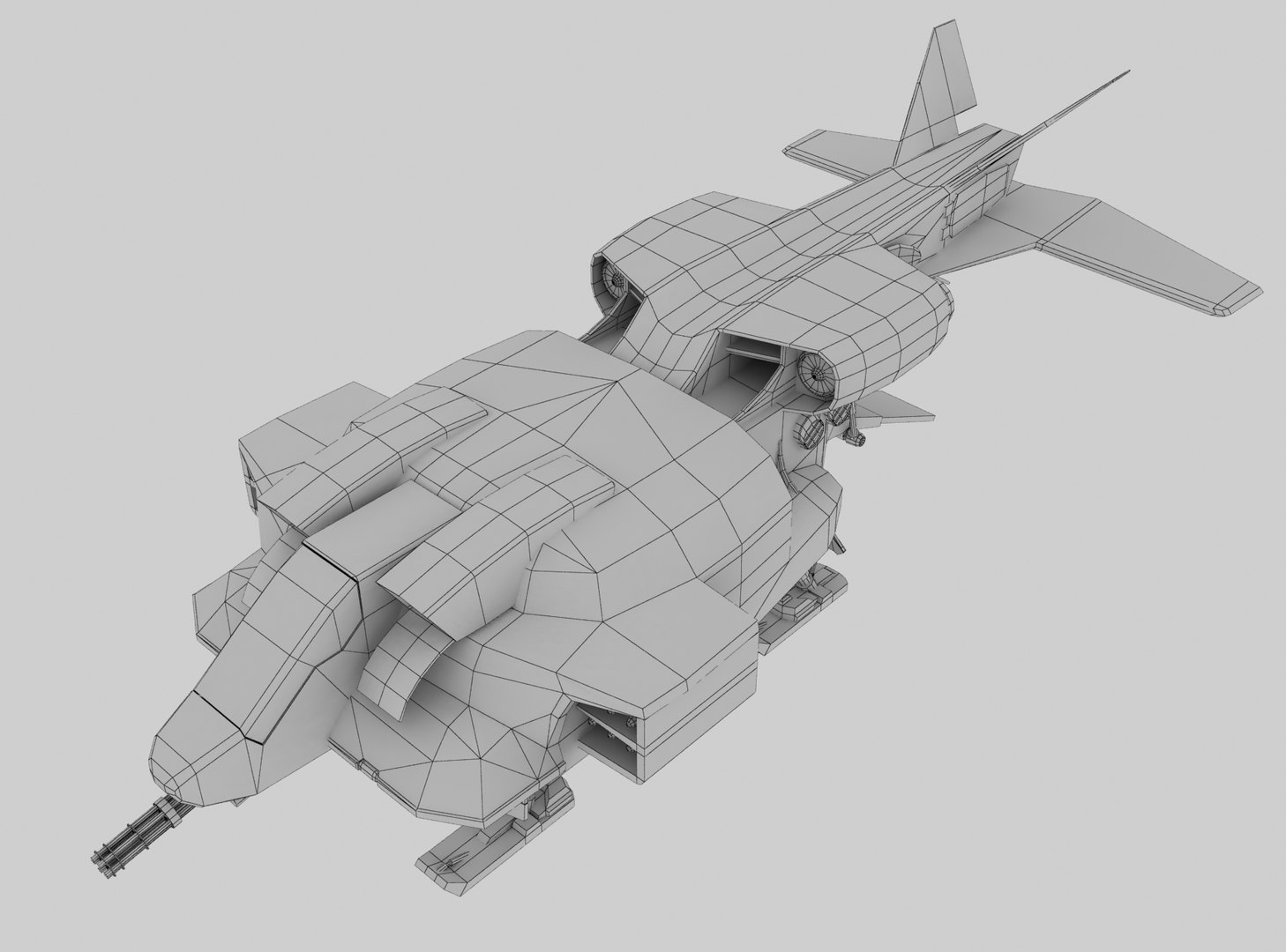 3d Aliens Dropship