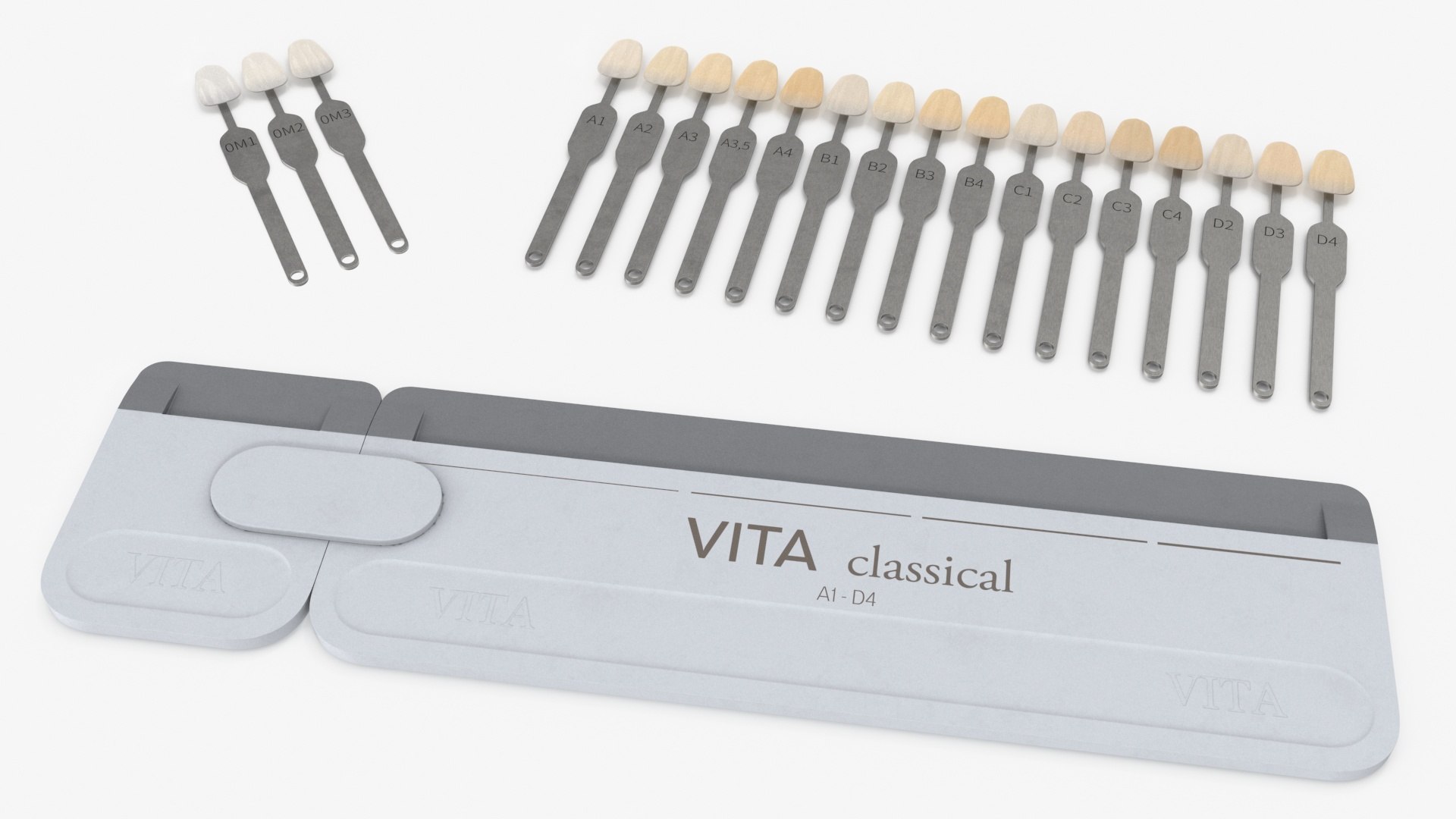 3D Model VITA Classical Dental Shade Guide - TurboSquid 2203525