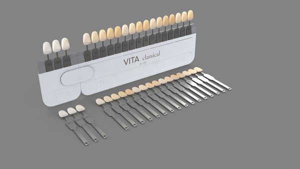 modelo 3d Guía de colores dentales VITA Classic - TurboSquid 2203525