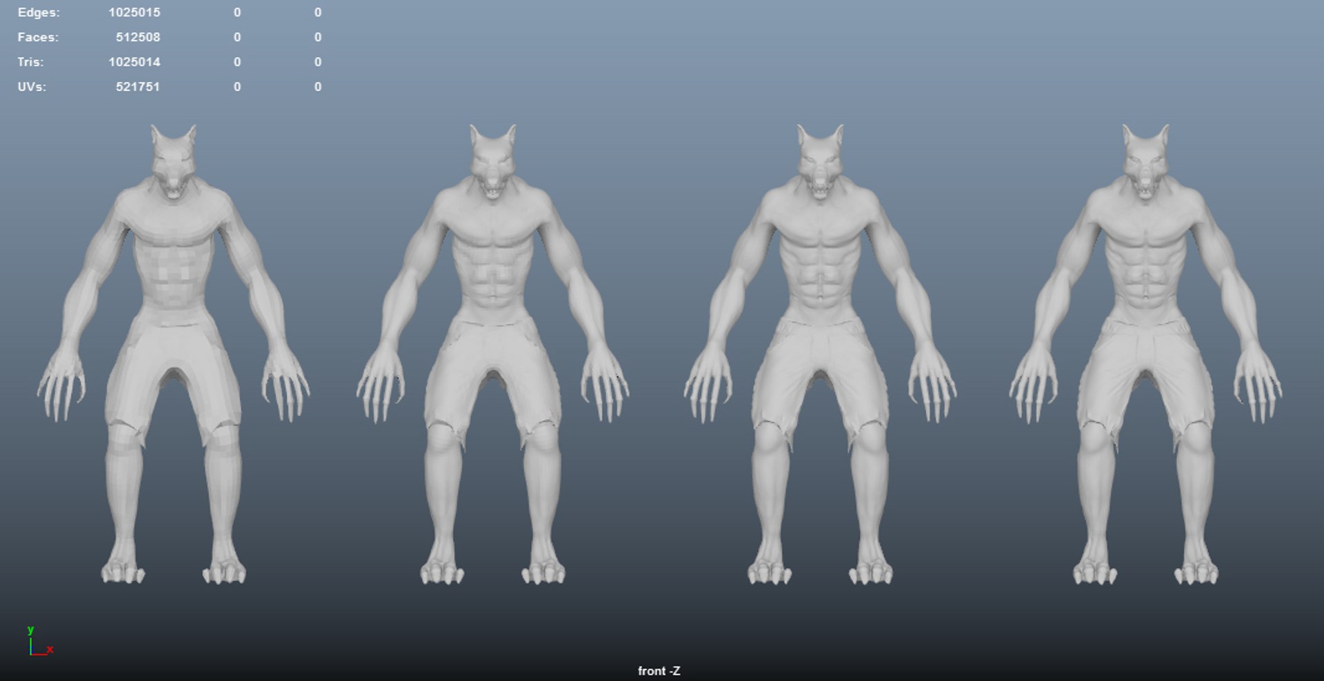 Werewolf Games 3D - TurboSquid 1299341
