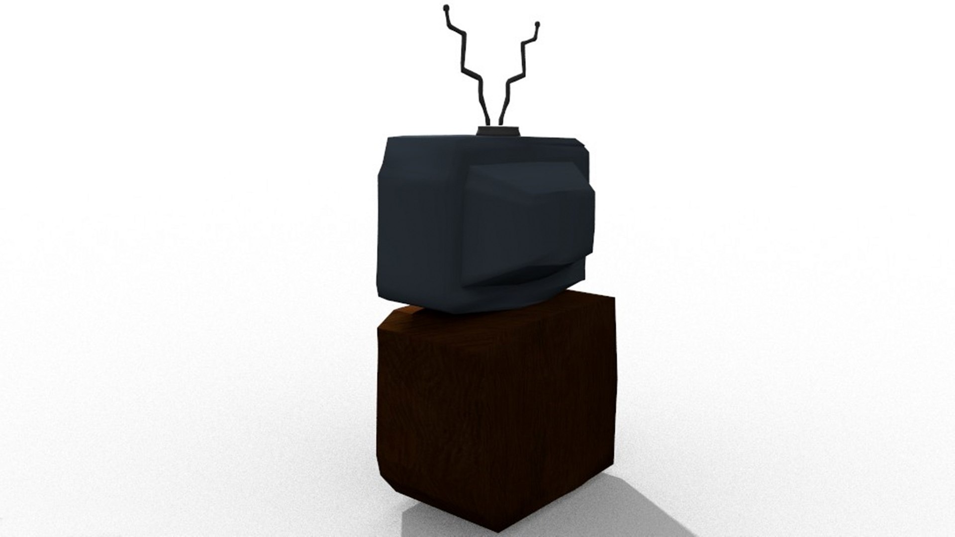 3D cartoon television tv set video - TurboSquid 2165229