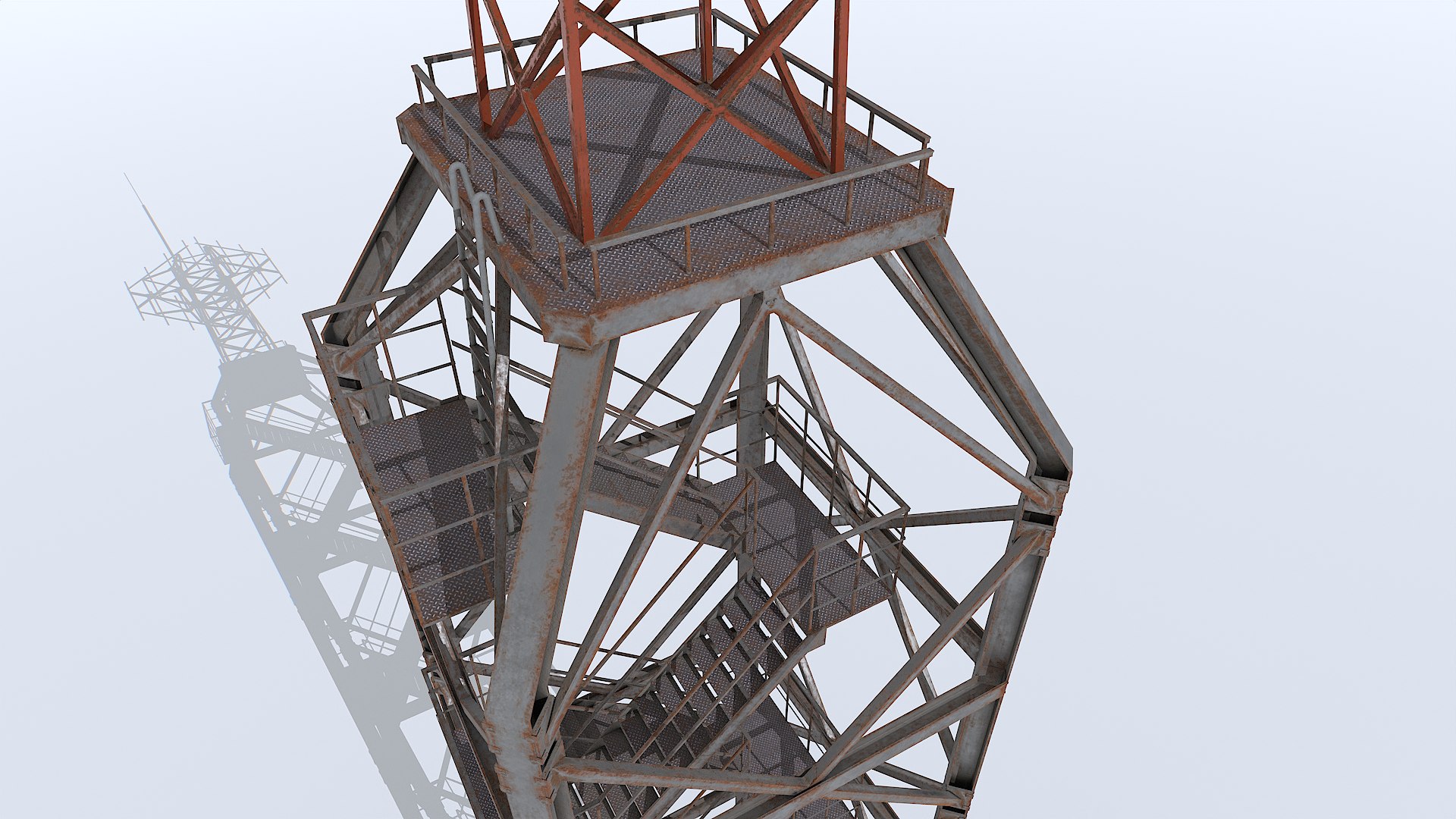 Modular Radar Tower 1 3D Model - TurboSquid 2301845