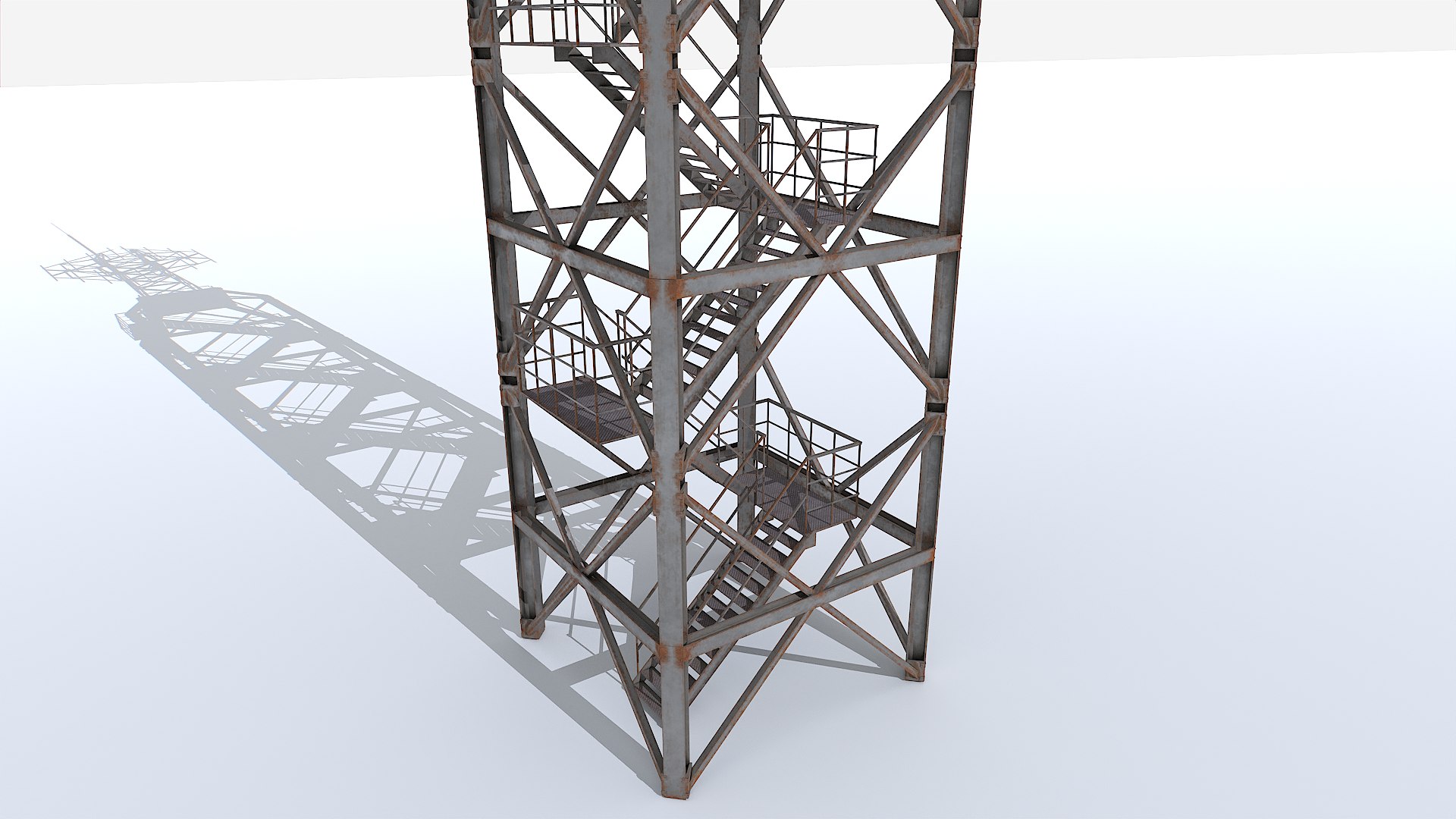 Modular Radar Tower 1 3D Model - TurboSquid 2301845