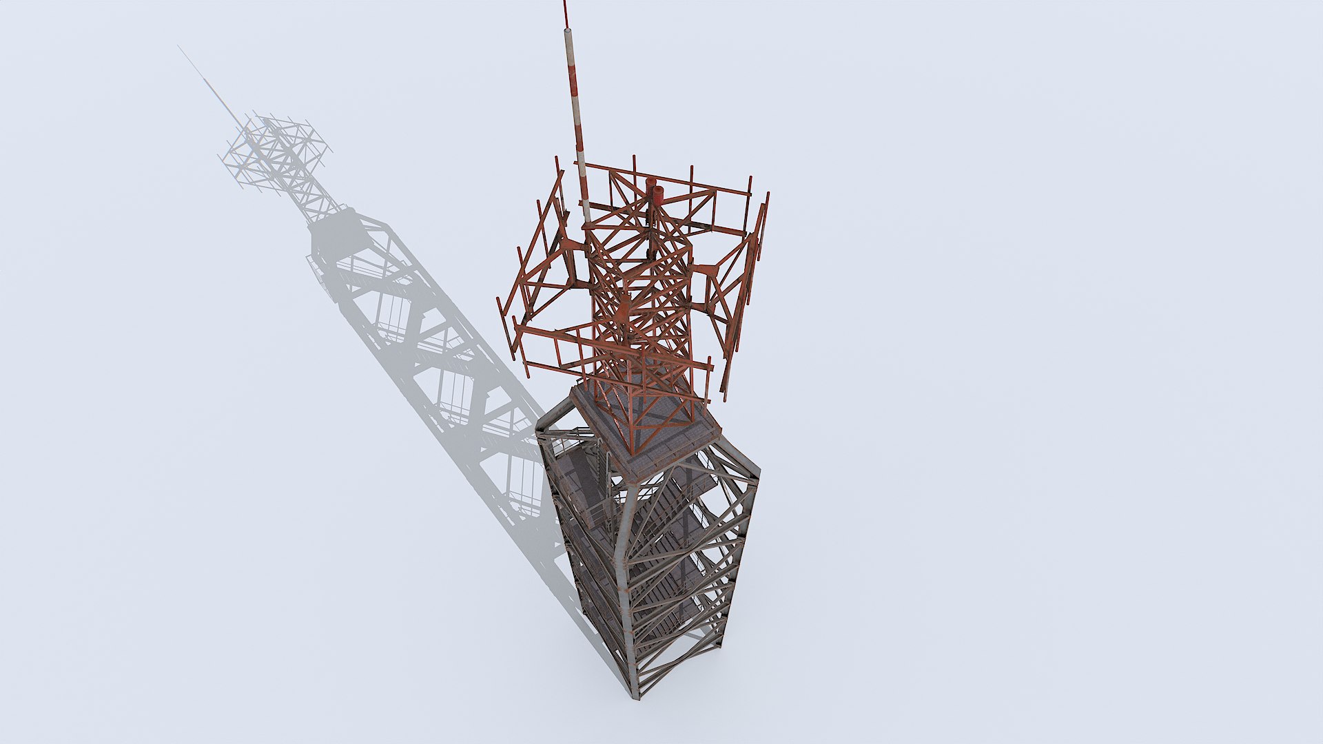 Modular Radar Tower 1 3D Model - TurboSquid 2301845
