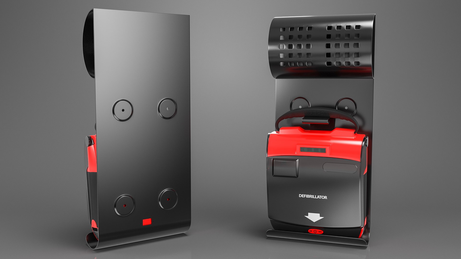 3D automated external defibrillator wall - TurboSquid 1652637