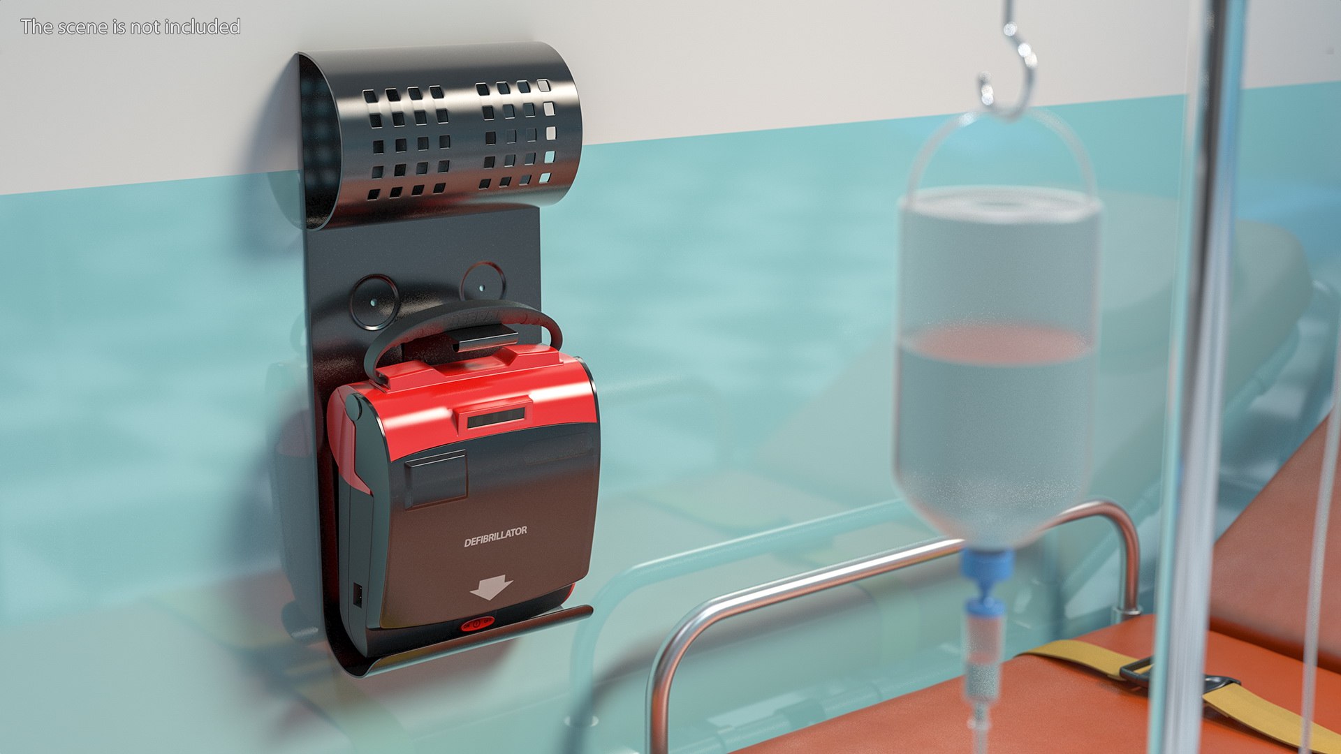 3D automated external defibrillator wall - TurboSquid 1652637