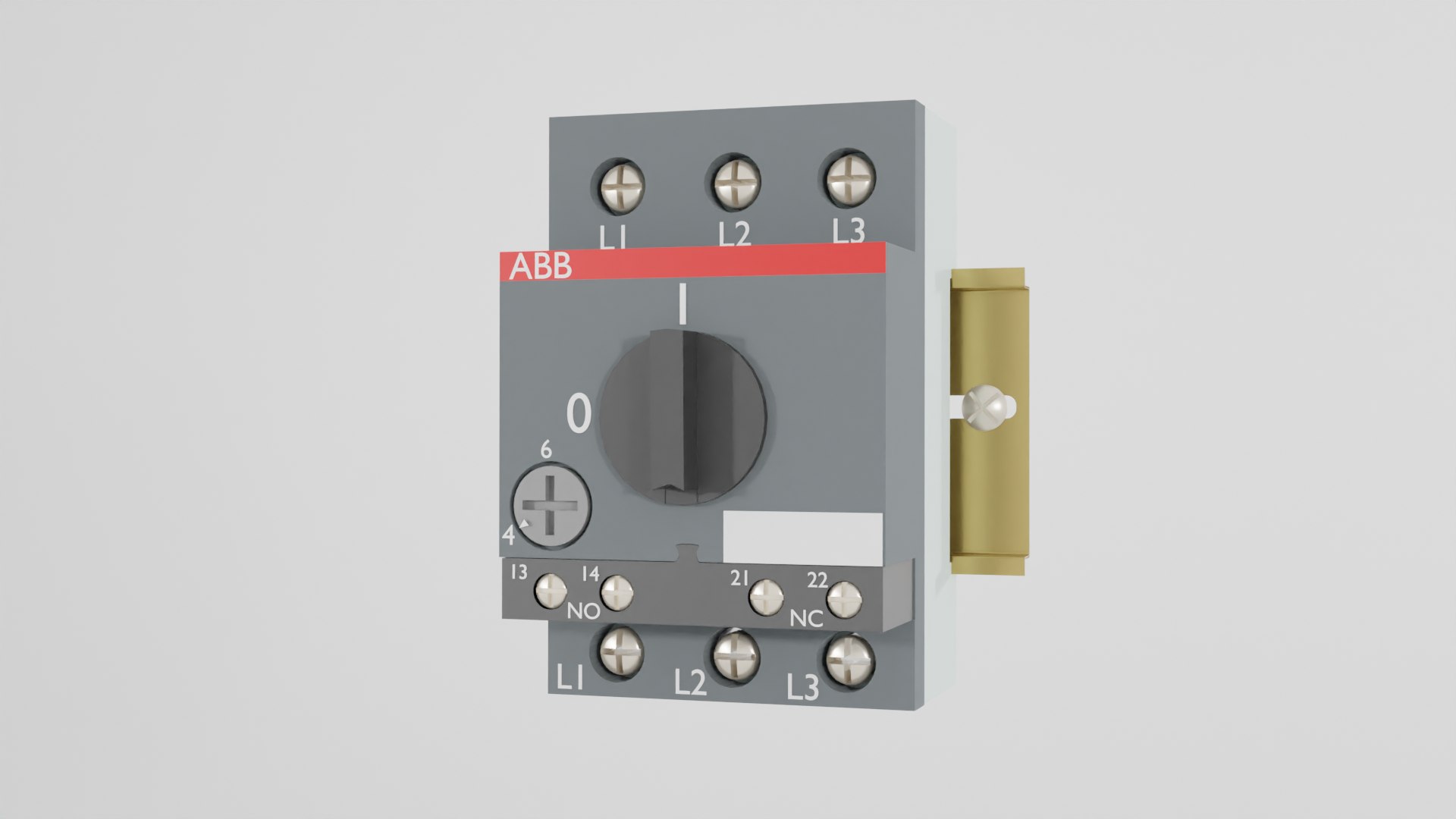 Motor Protector Breaker 3D model - TurboSquid 1918246
