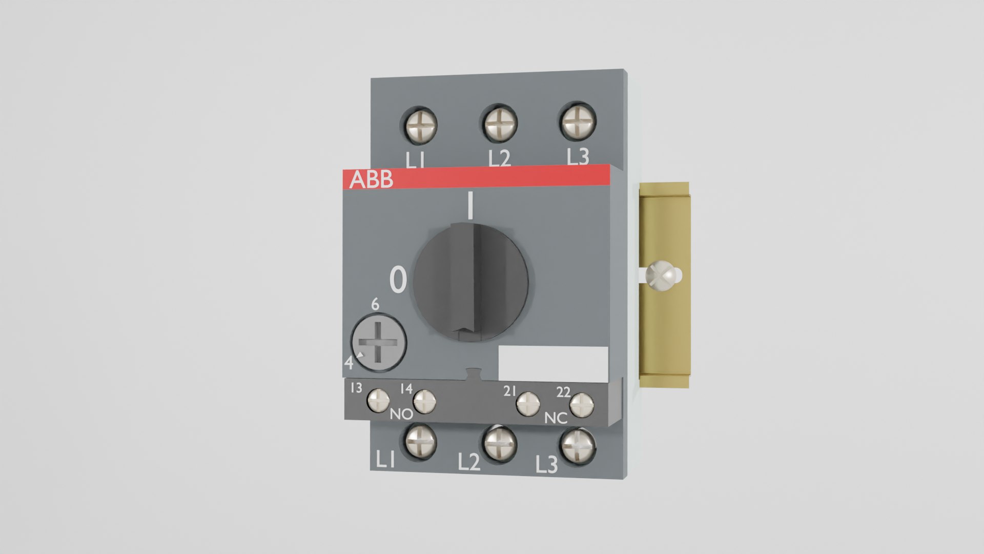 Motor Protector Breaker 3D model - TurboSquid 1918246