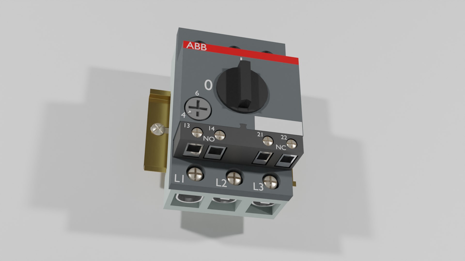 Motor Protector Breaker 3D model - TurboSquid 1918246