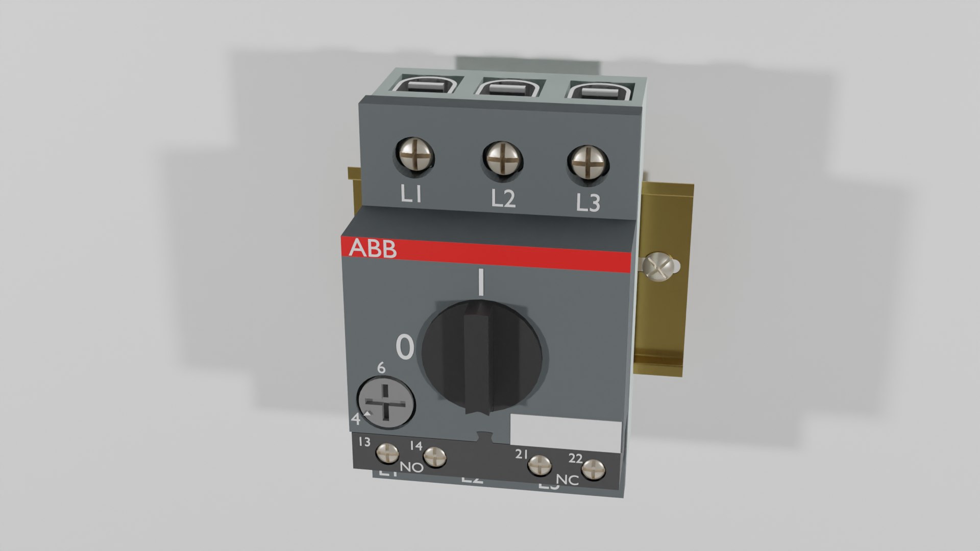 Motor Protector Breaker 3D model - TurboSquid 1918246
