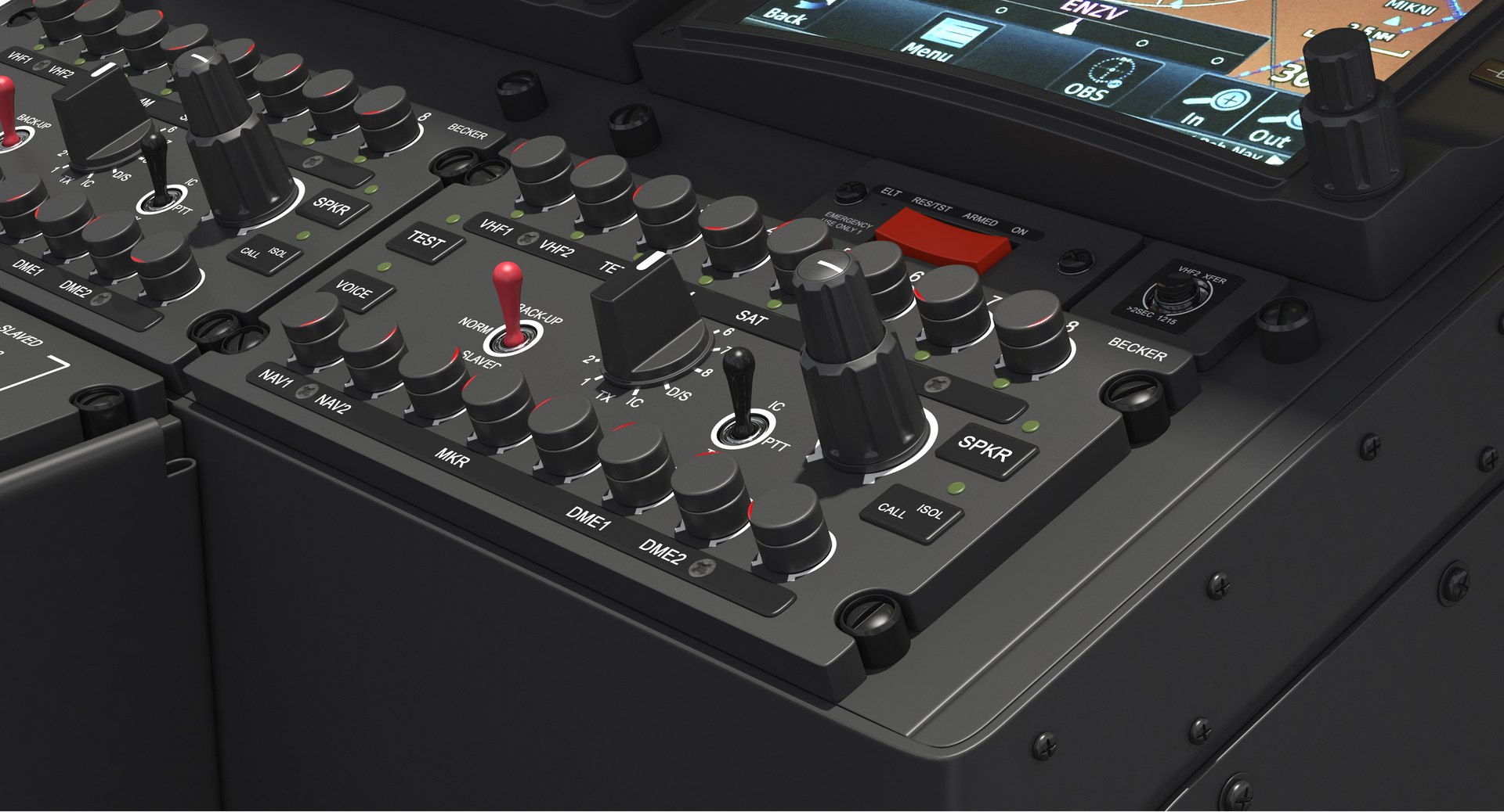 3D Helicopter Instrument Control Panel - TurboSquid 1339380