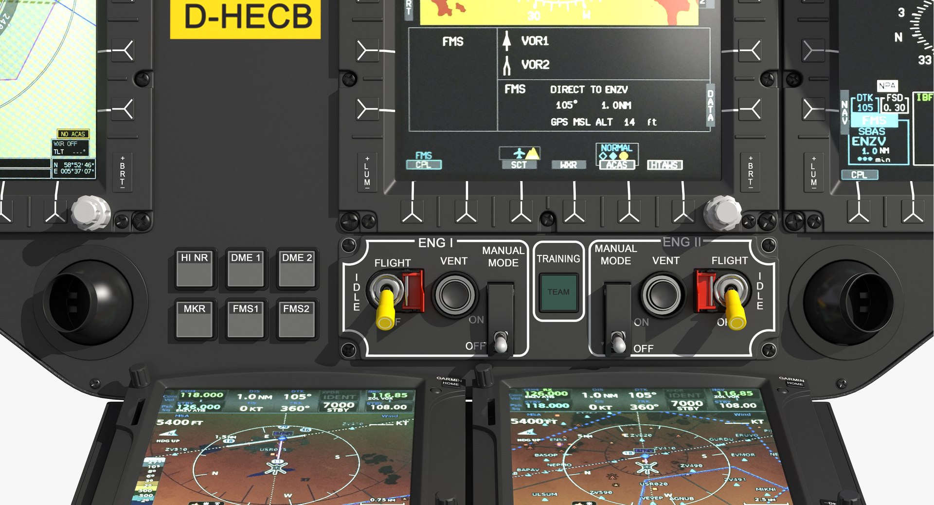 3D Helicopter Instrument Control Panel - TurboSquid 1339380