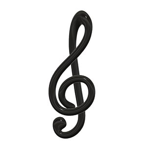 Treble Clef STL Models for Download | TurboSquid