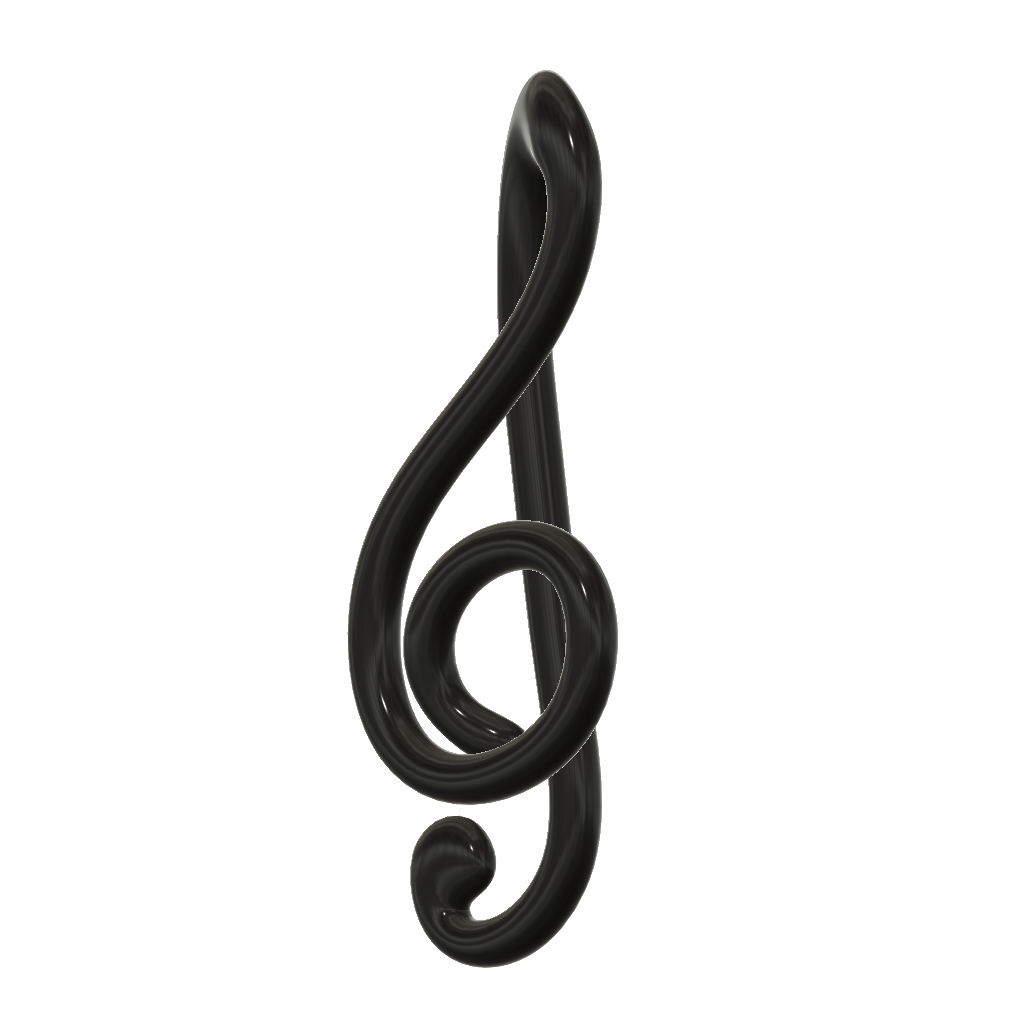 treble clef dwg