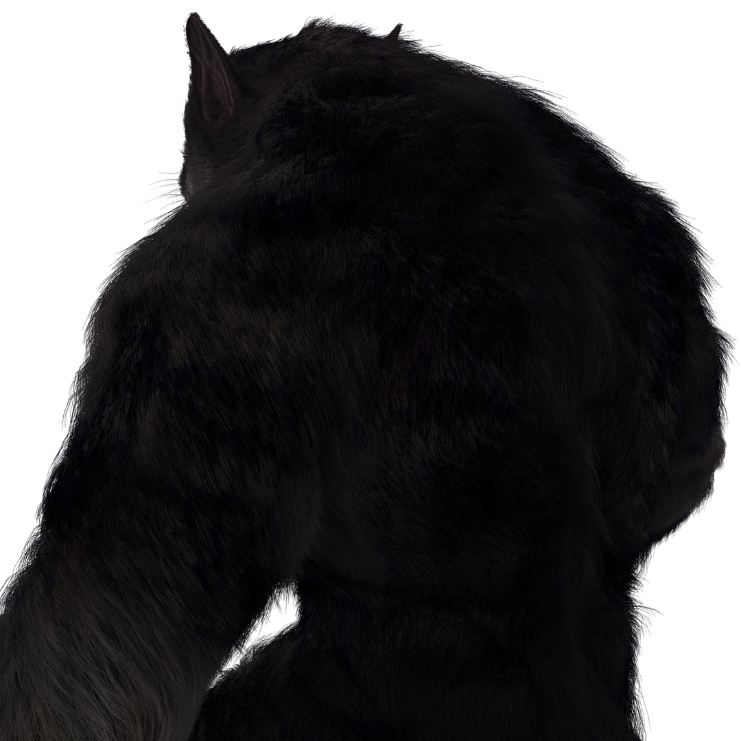 3d werewolf fur rigged