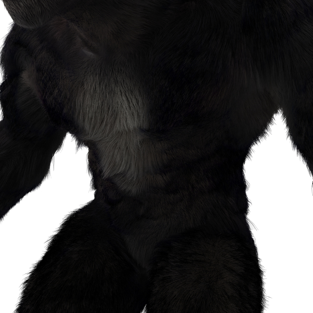 3d werewolf fur rigged