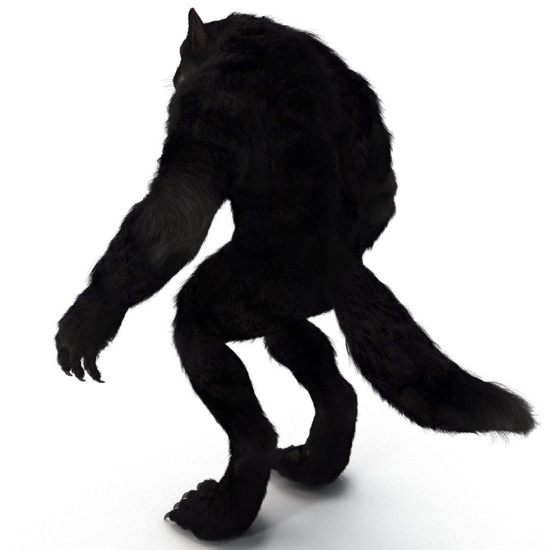 3d Werewolf Fur Rigged