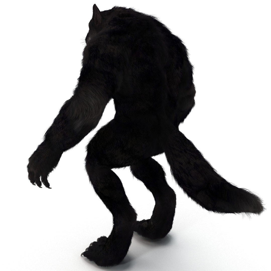 3d werewolf fur rigged