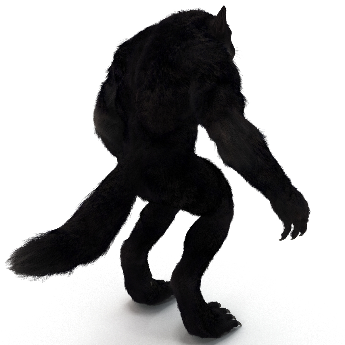 3d werewolf fur rigged