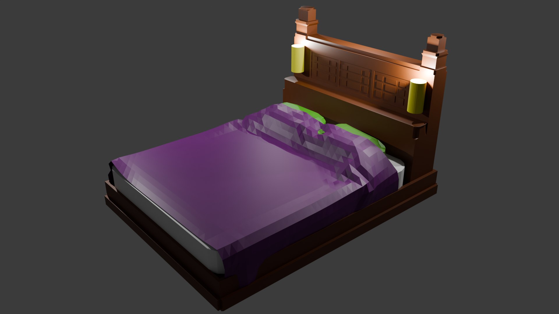 3D Bed - TurboSquid 2224064