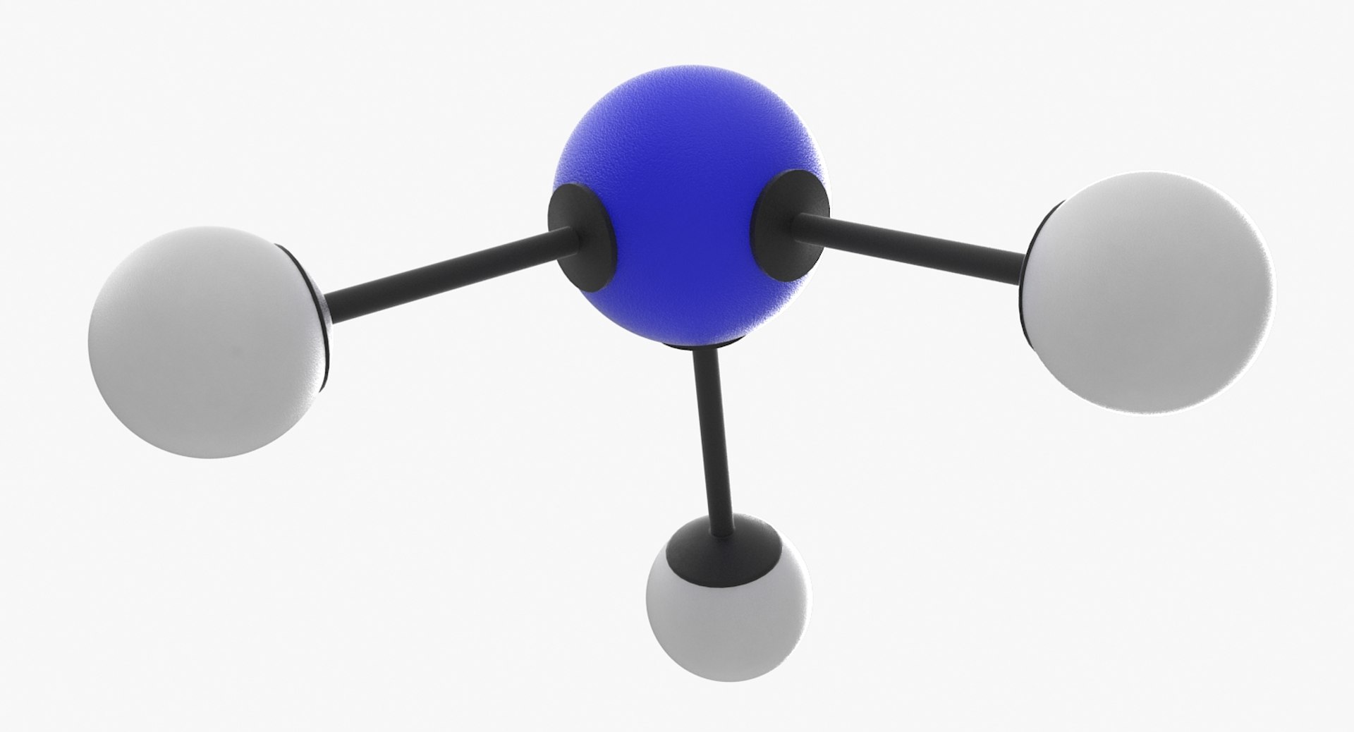 Ammonia Molecule 3D Model - TurboSquid 1418766
