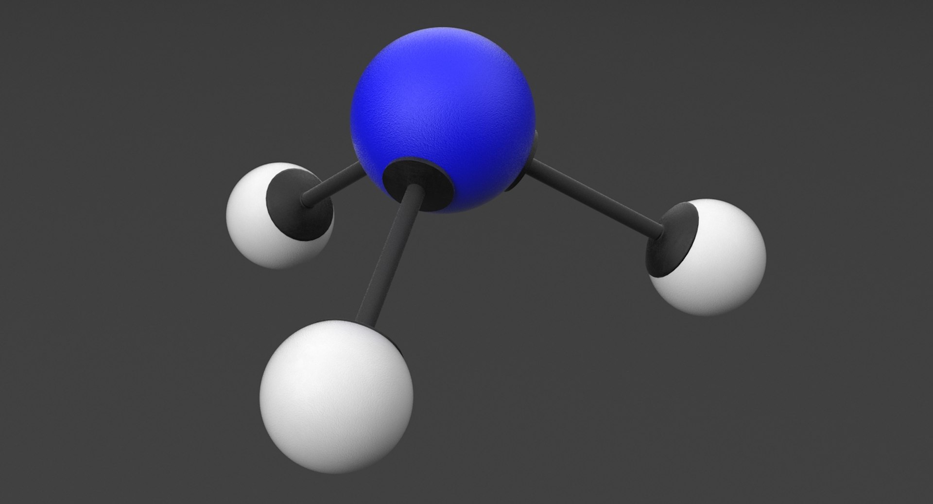 Ammonia Molecule 3D Model - TurboSquid 1418766