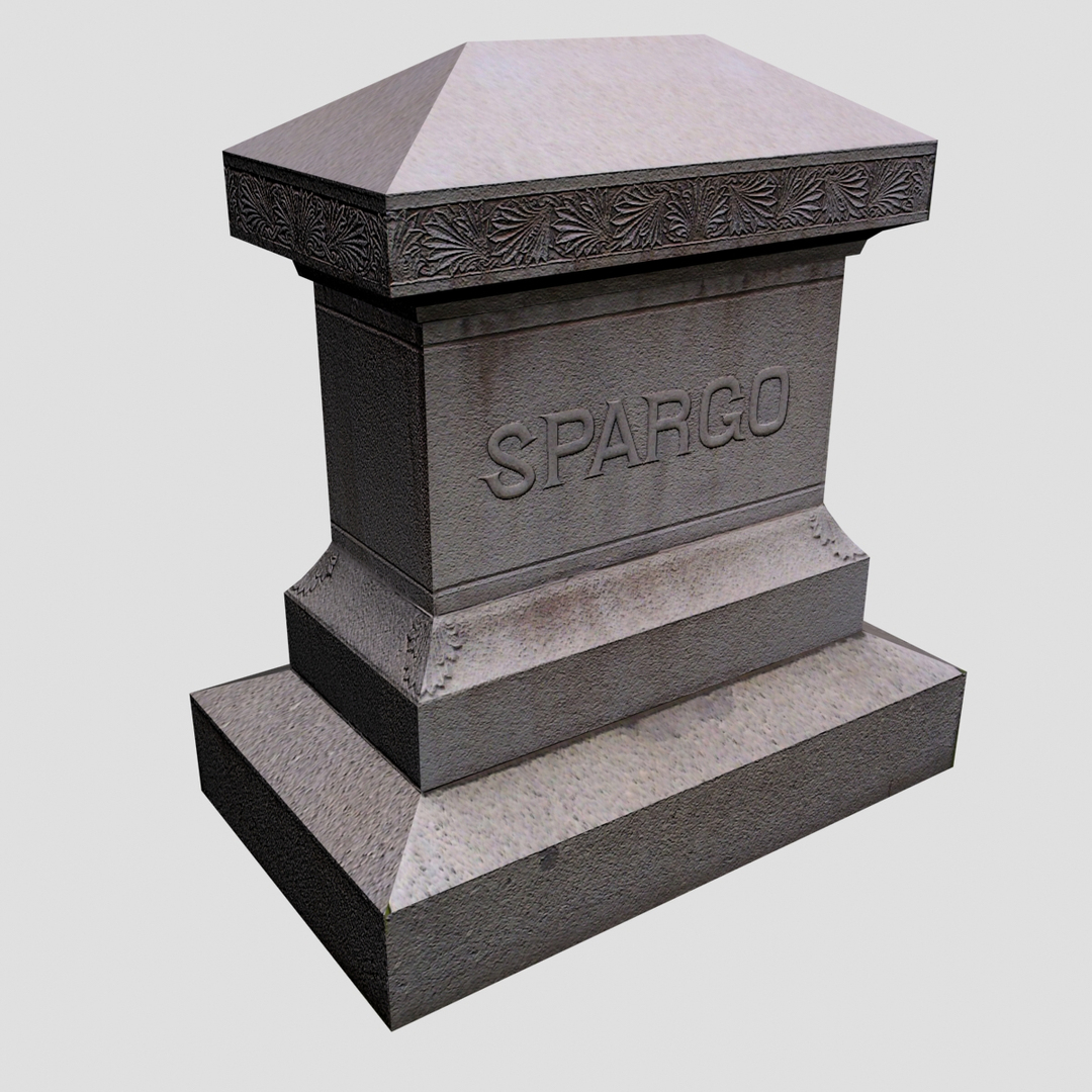 spargo grave cemetary tombstone max