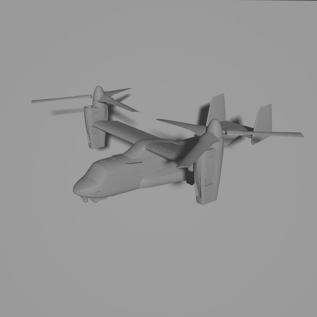 3D SkytiltV22X High Poly Tilt-Rotor Aircraft Model - TurboSquid 2381555