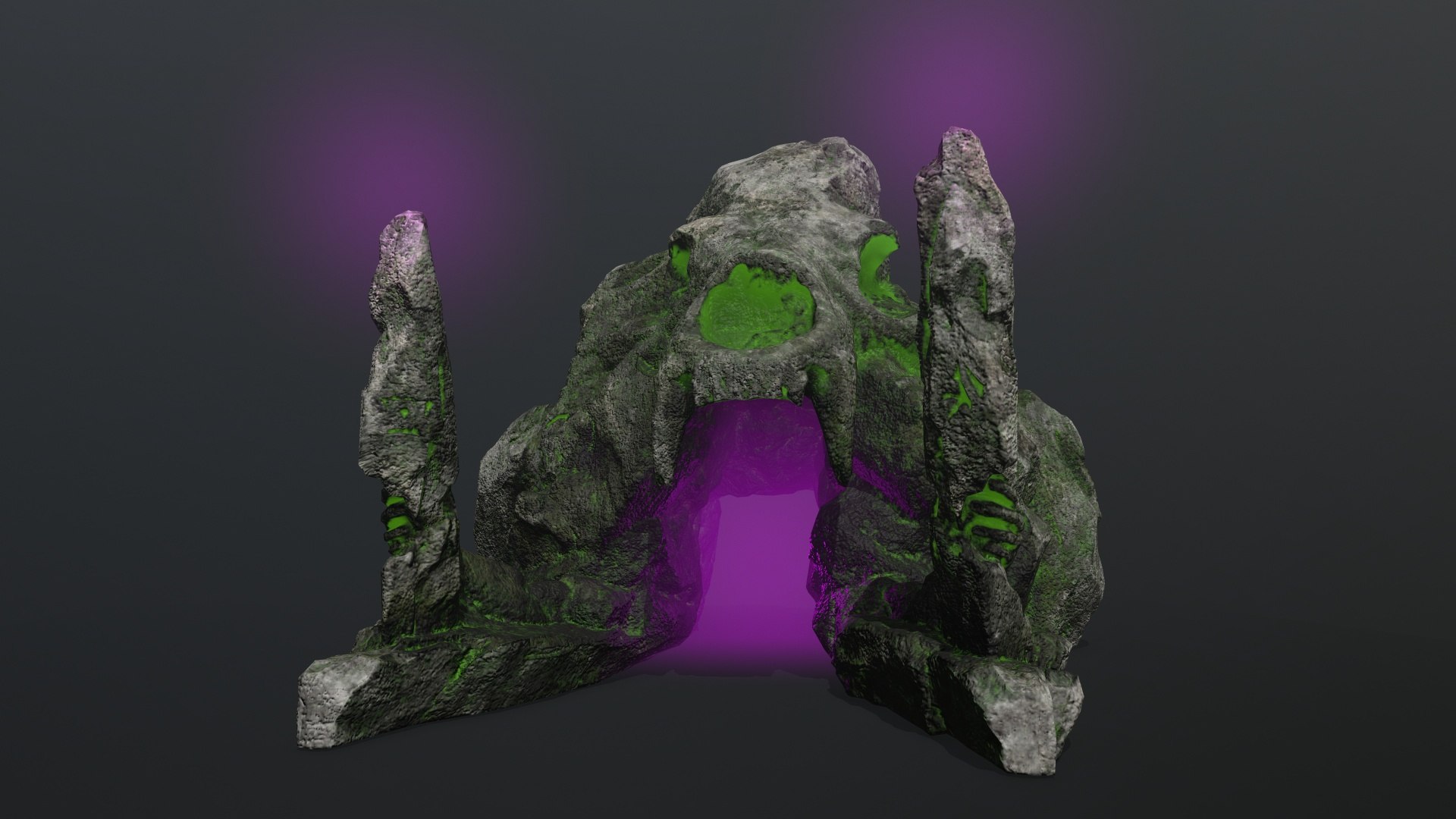 3D skull gate model - TurboSquid 2154220