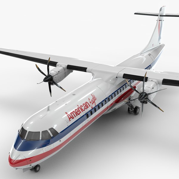 3D ATR 72 AMERICAN EAGLE L1664 - TurboSquid 1888971