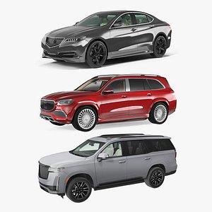 3D cars rigged model - TurboSquid 1529582