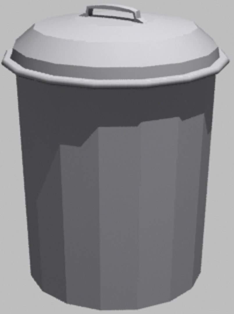 free garbage 3d model