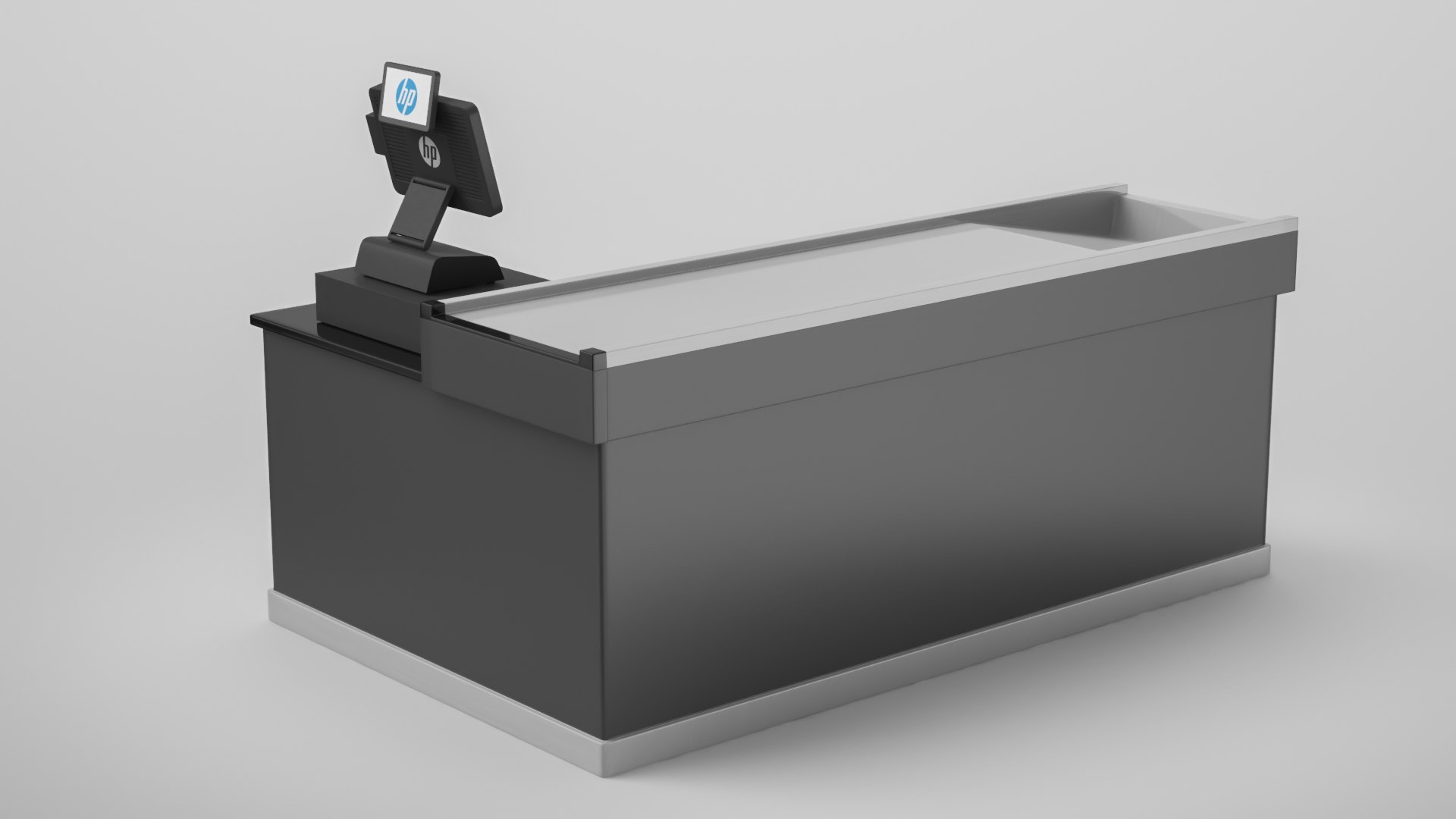 3D Cash Counter Model - TurboSquid 1765476
