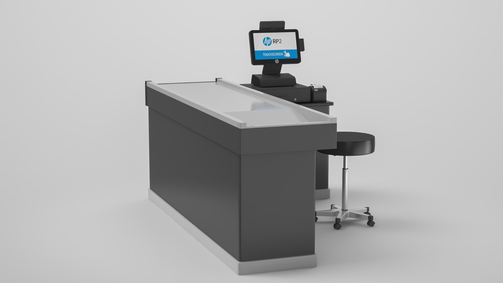 3D Cash Counter Model - TurboSquid 1765476