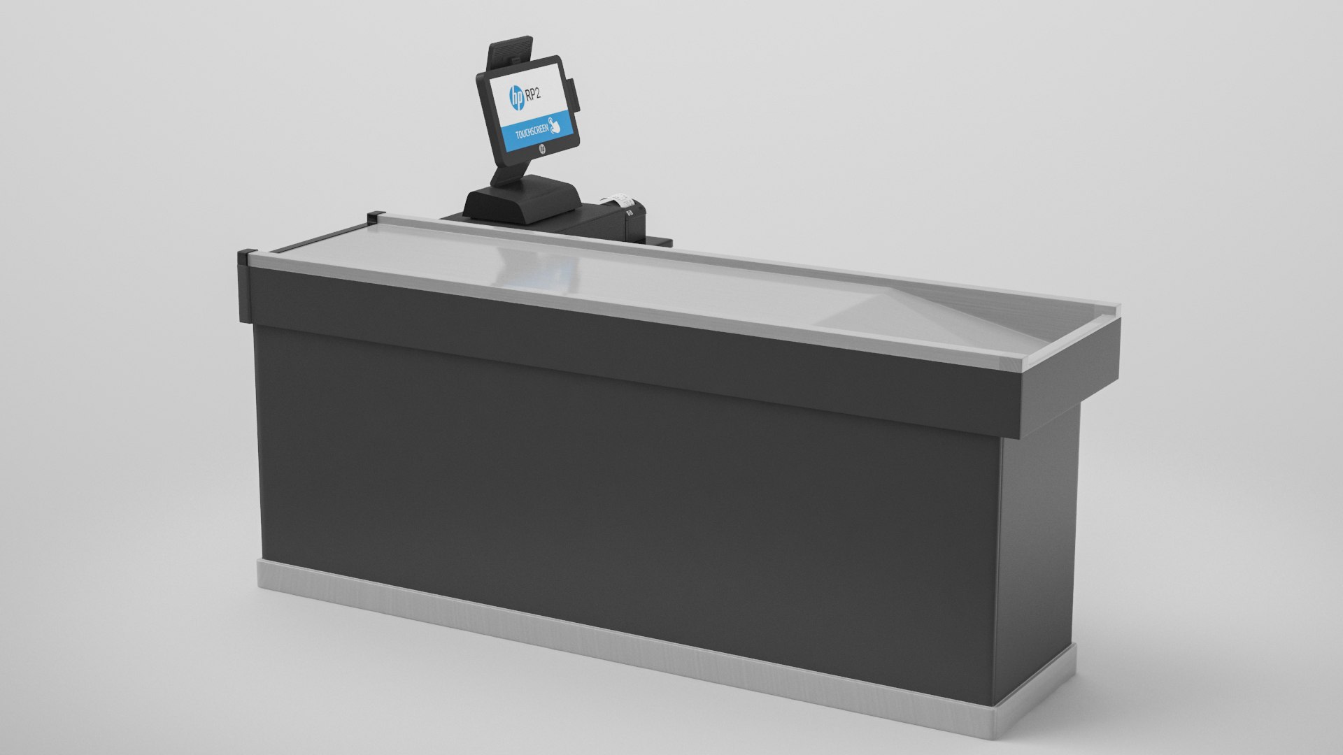 3D Cash Counter Model - TurboSquid 1765476