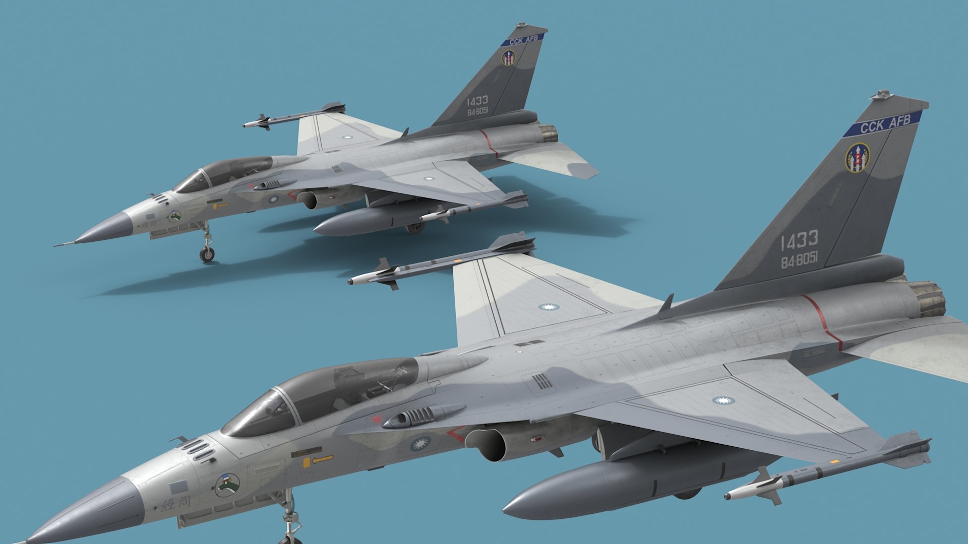 3D Fighting Jet AIDC F-CK-1 Ching-Kuo Simplified Model - TurboSquid 2302657