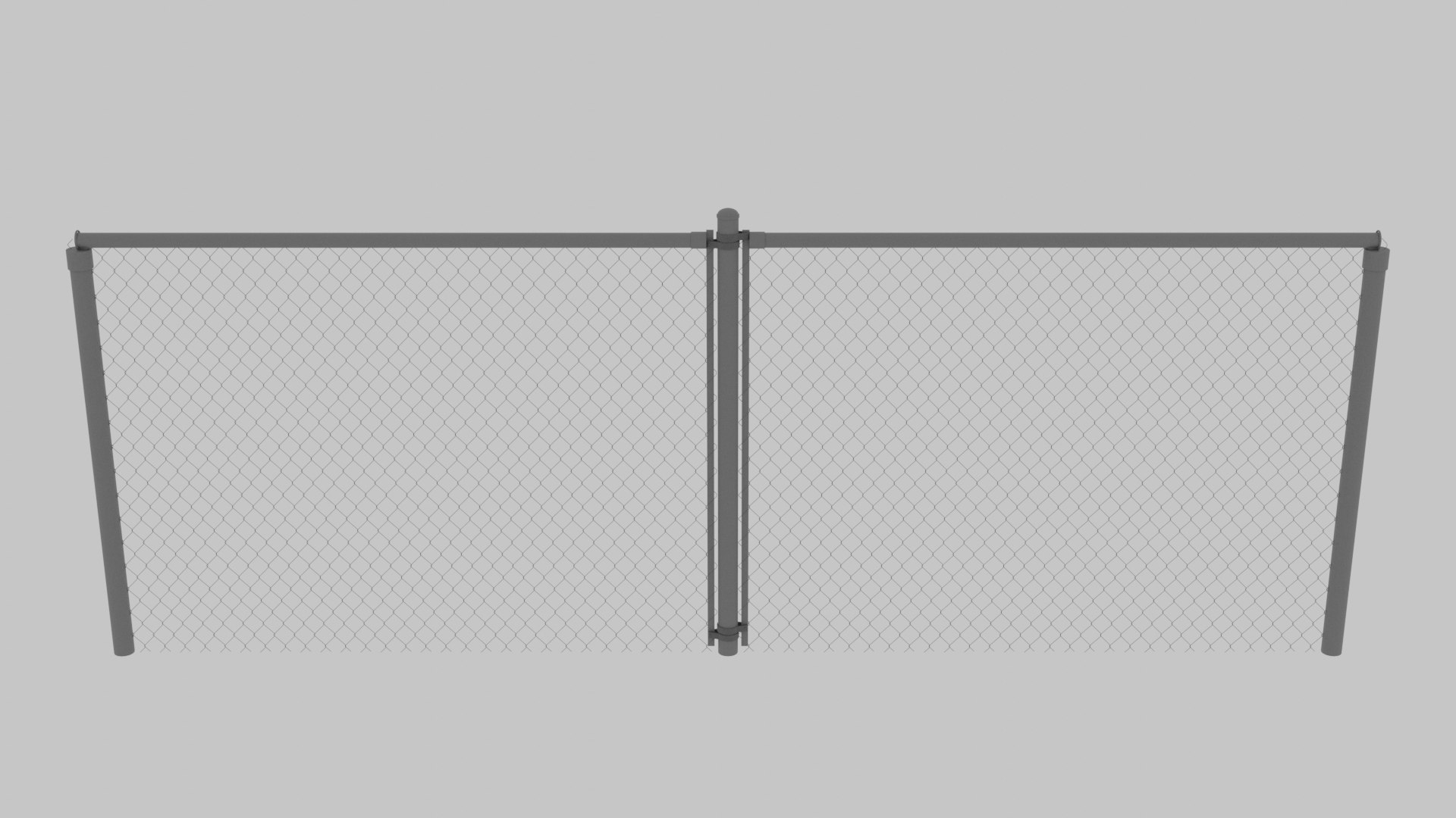 3D Modular Chain Link Fences Model - TurboSquid 1696943