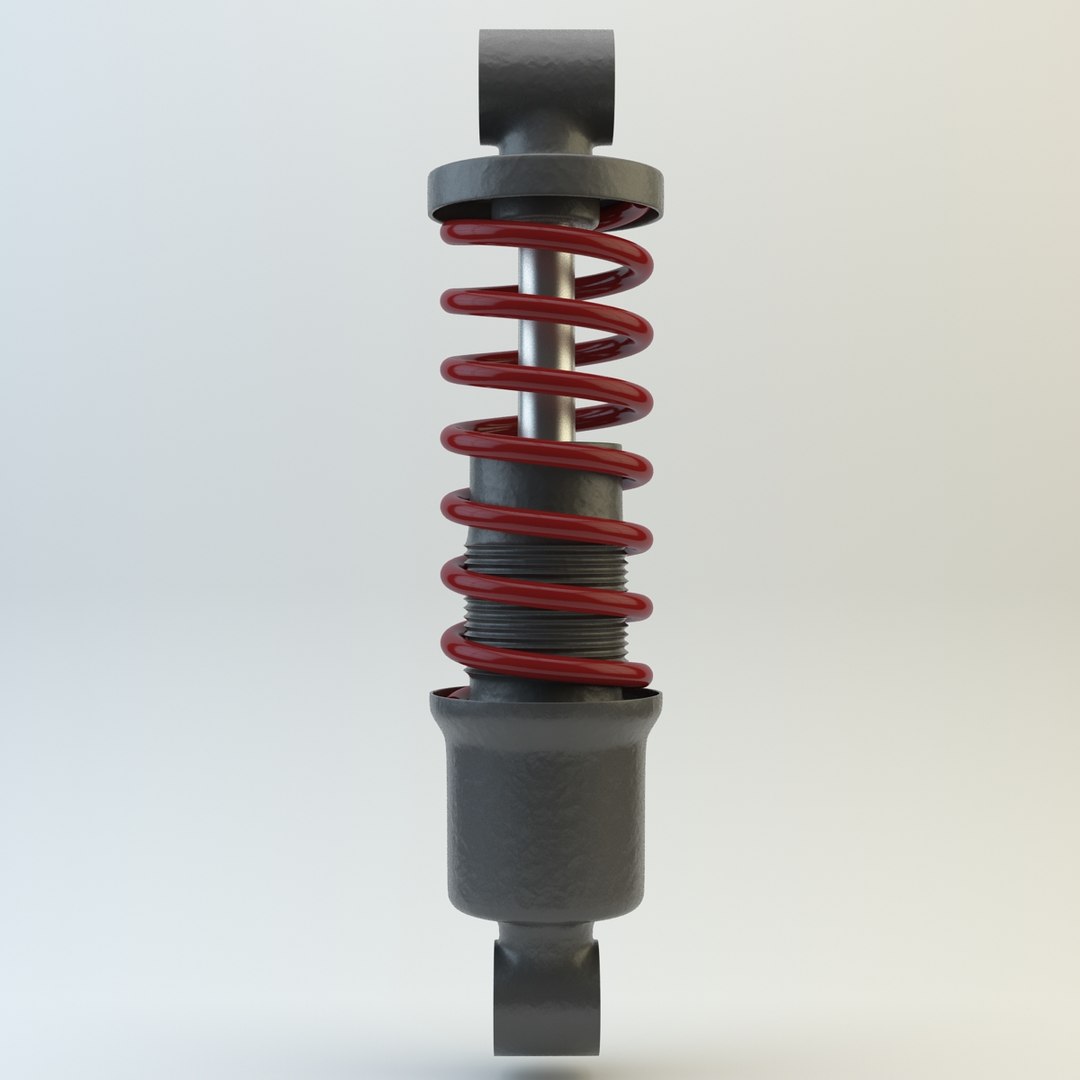 3d Model Of Shock Absorber