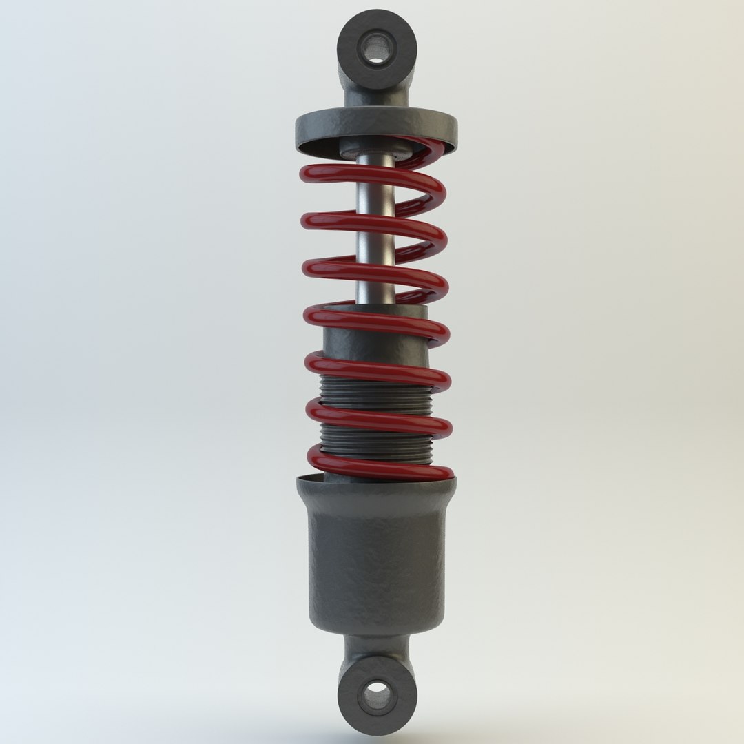3d Model Of Shock Absorber