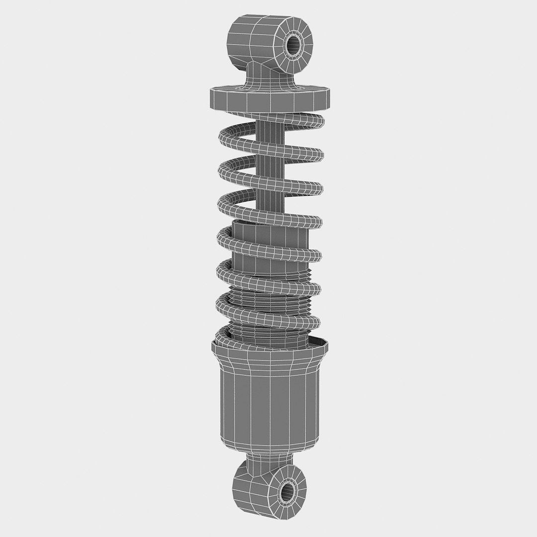 3d Model Of Shock Absorber