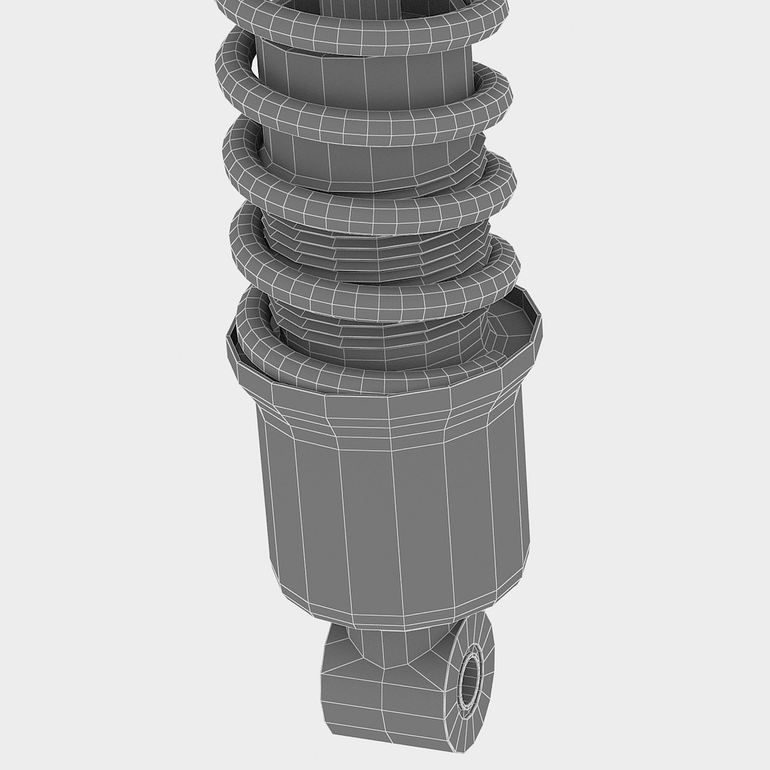 3d Model Of Shock Absorber
