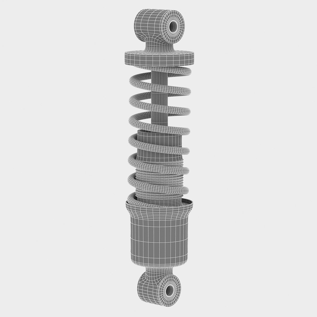 3d Model Of Shock Absorber