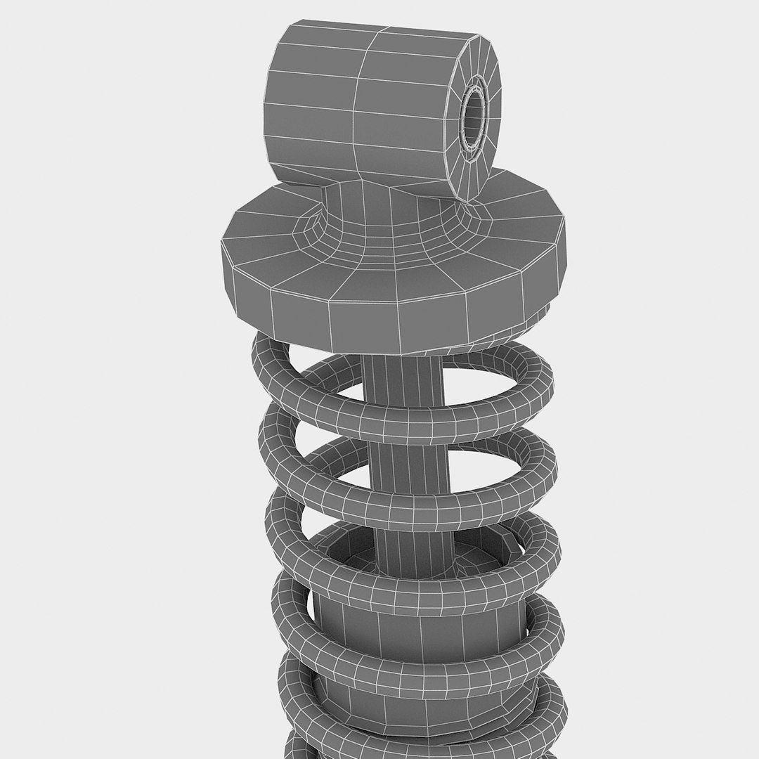 3d Model Of Shock Absorber
