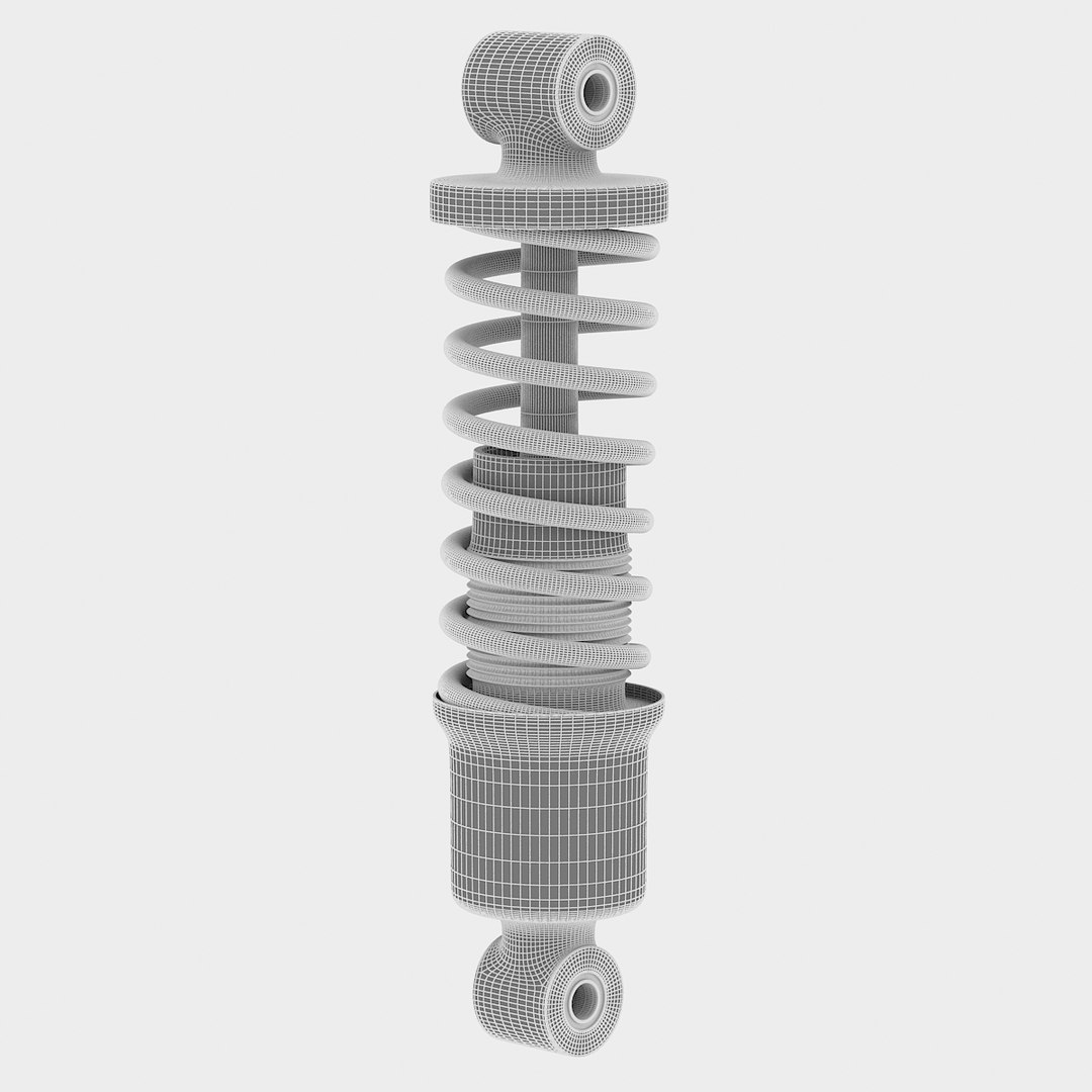 3d Model Of Shock Absorber