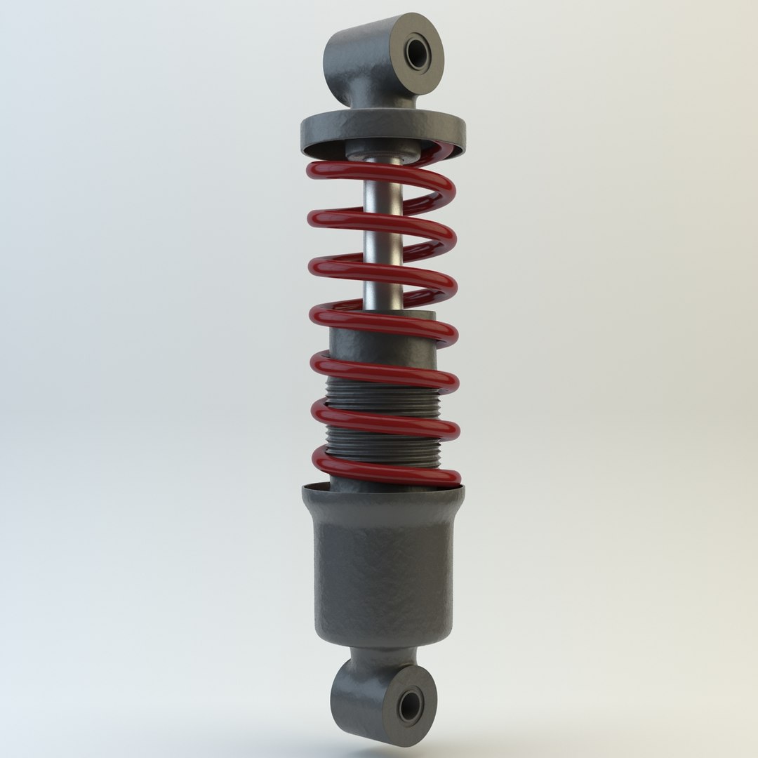 3d Model Of Shock Absorber