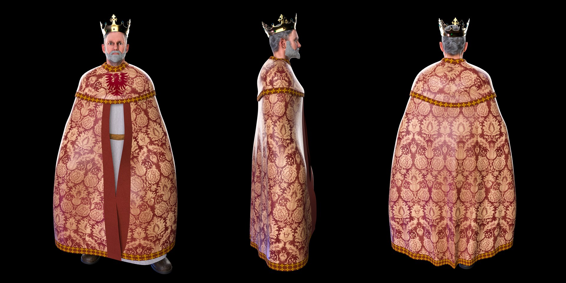 3D King Alfonso II - TurboSquid 1963505