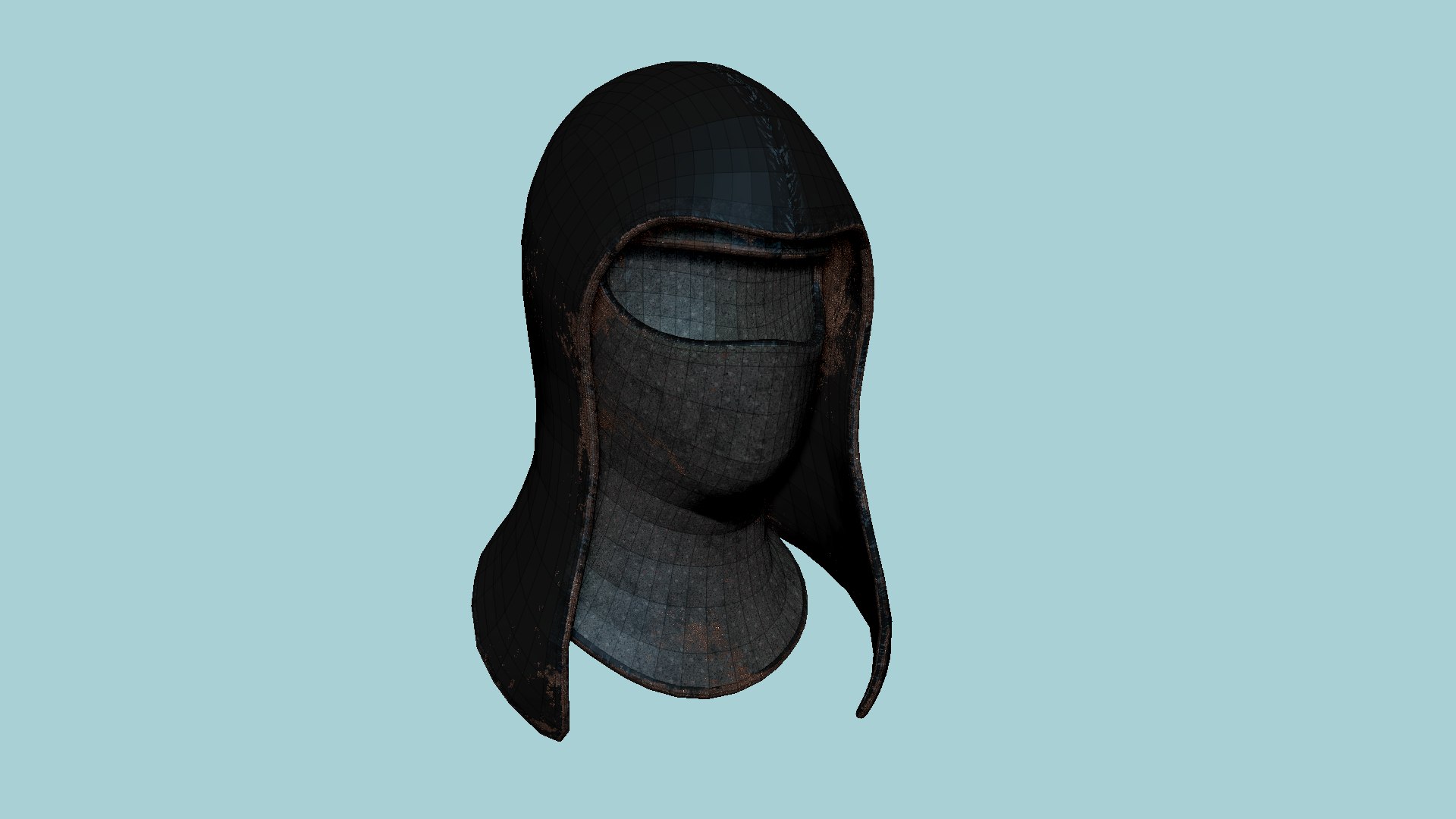 Ninja Assassin Hood 04 Black - Character Design Fashion Model ...