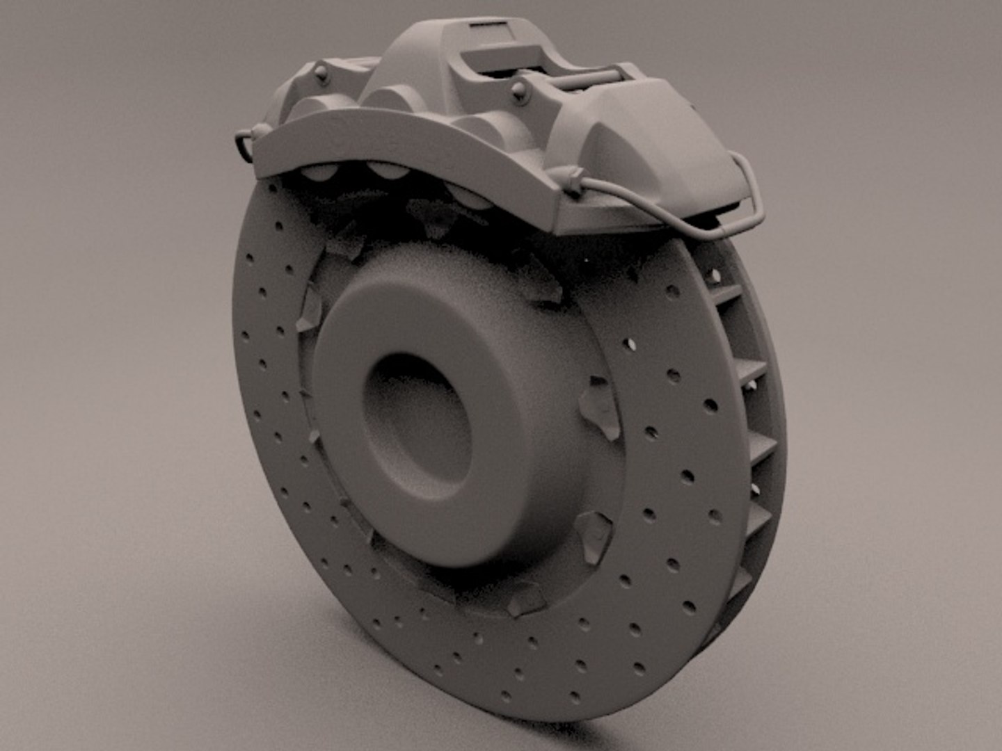 3D Brembo Brake Caliper Model - TurboSquid 1631577