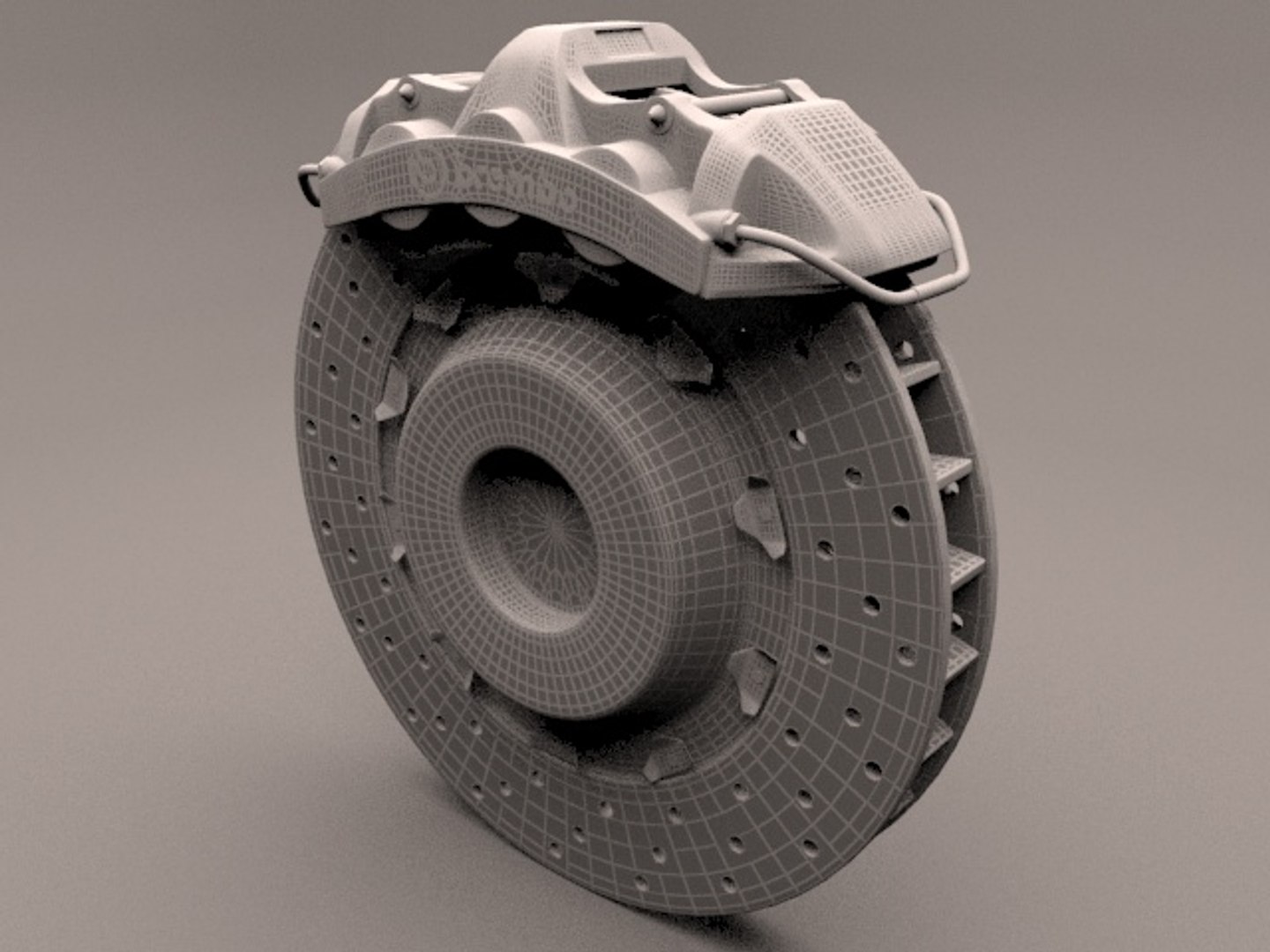 3D Brembo Brake Caliper Model - TurboSquid 1631577